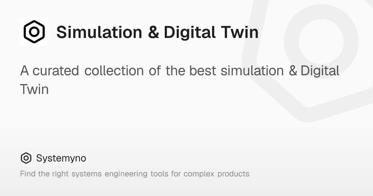 Simulation & Digital Twin – Systemyno
