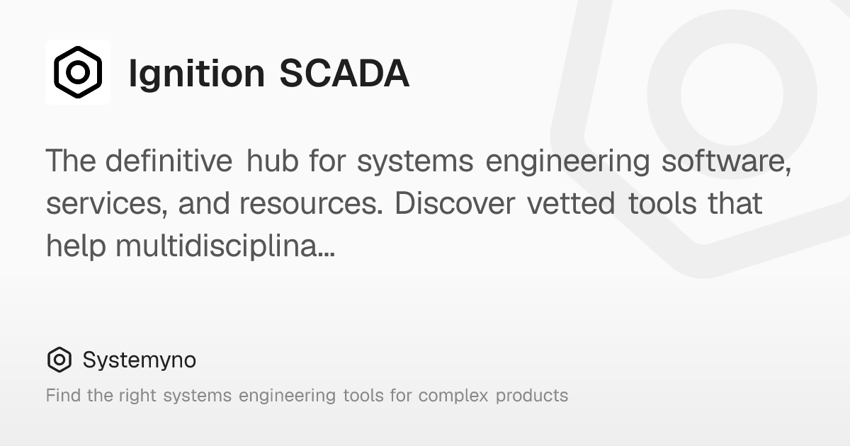 Ignition SCADA: Universal platform for SCADA, IIoT, MES, and more ...